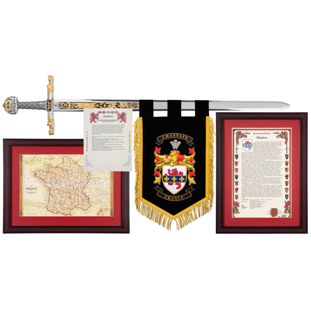 Sword, Banner & Map Set – Family Heritage Display | My Lineage