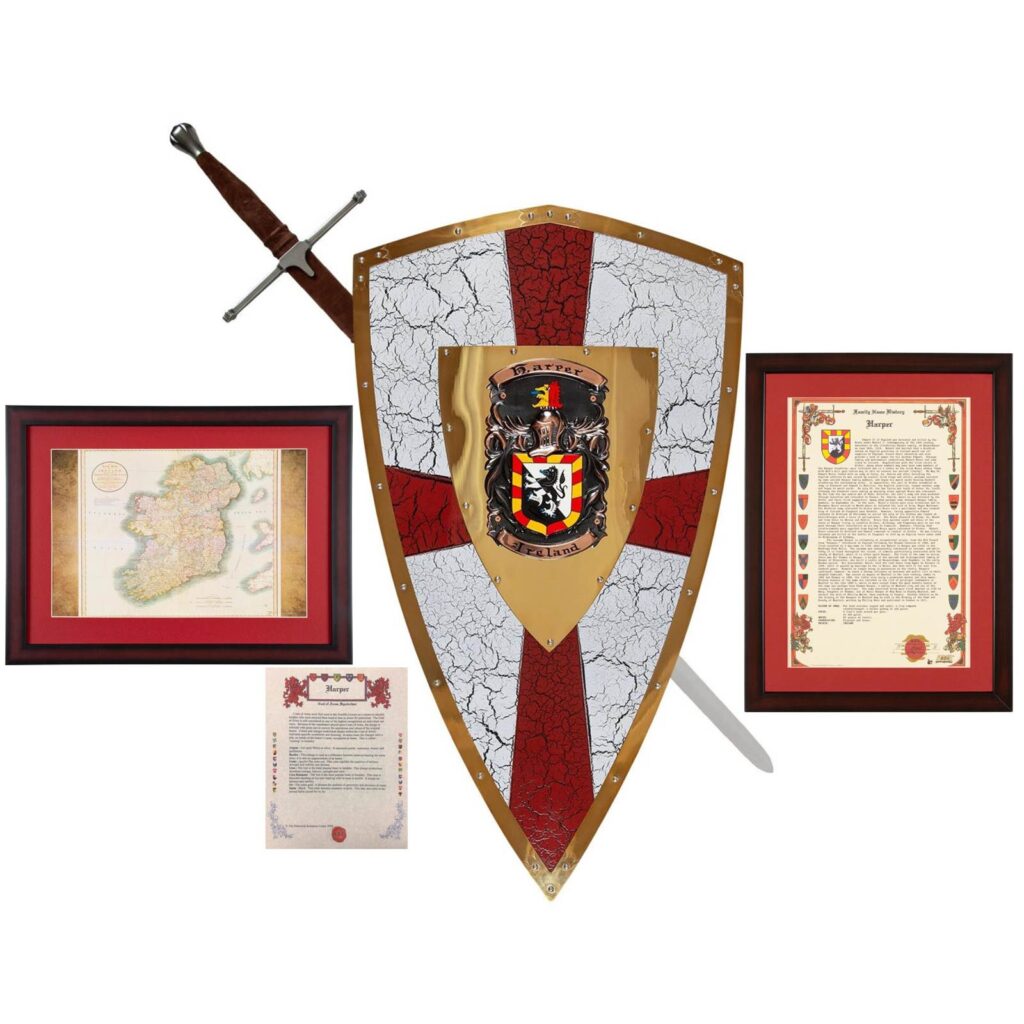 Sword, Banner & Map Set – Family Heritage Display | My Lineage