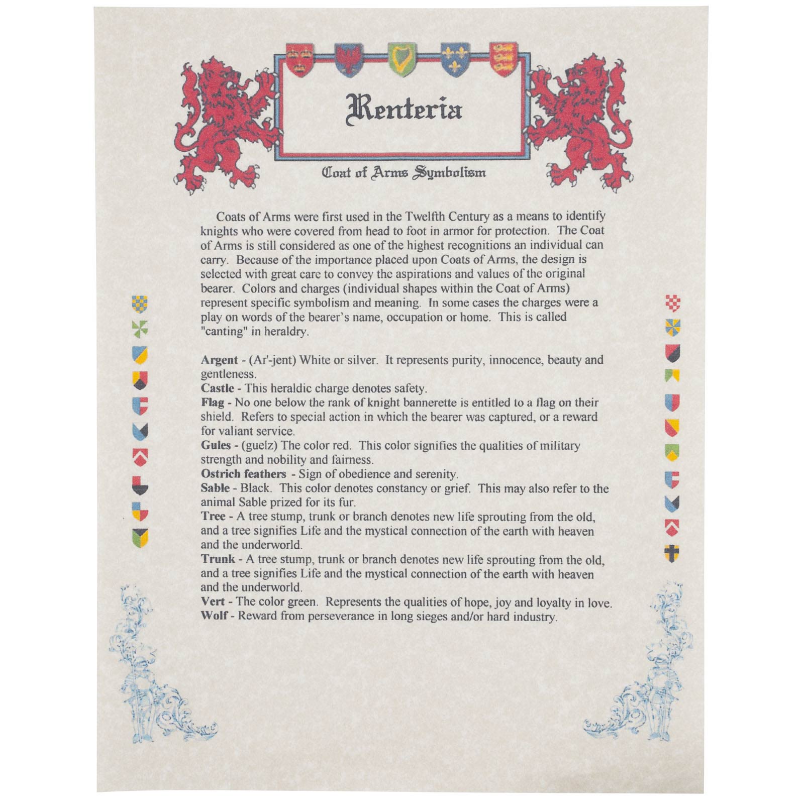 Shop Custom Family Coat of Arms Shield Set | My Lineage