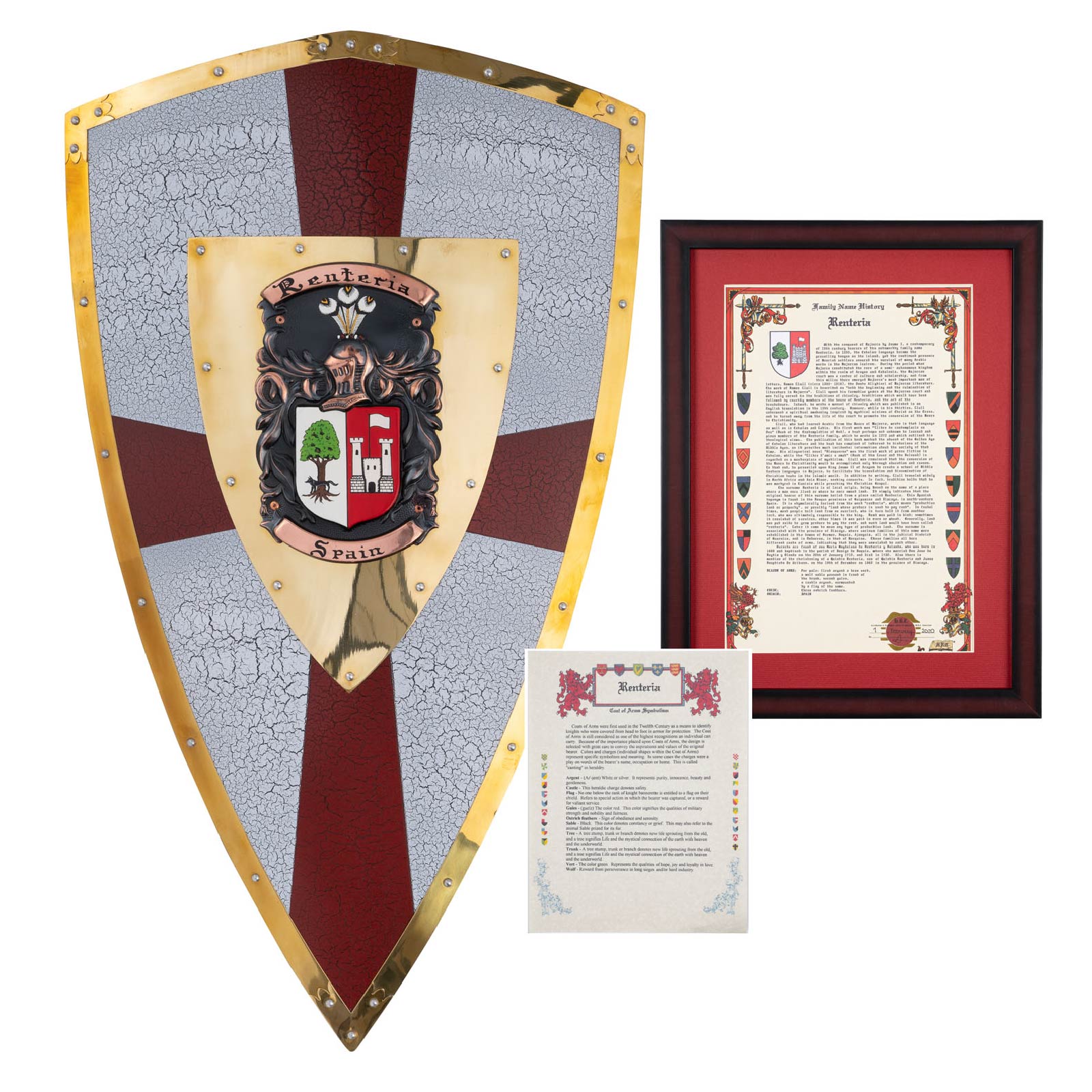 Shop Custom Family Coat of Arms Shield Set | My Lineage