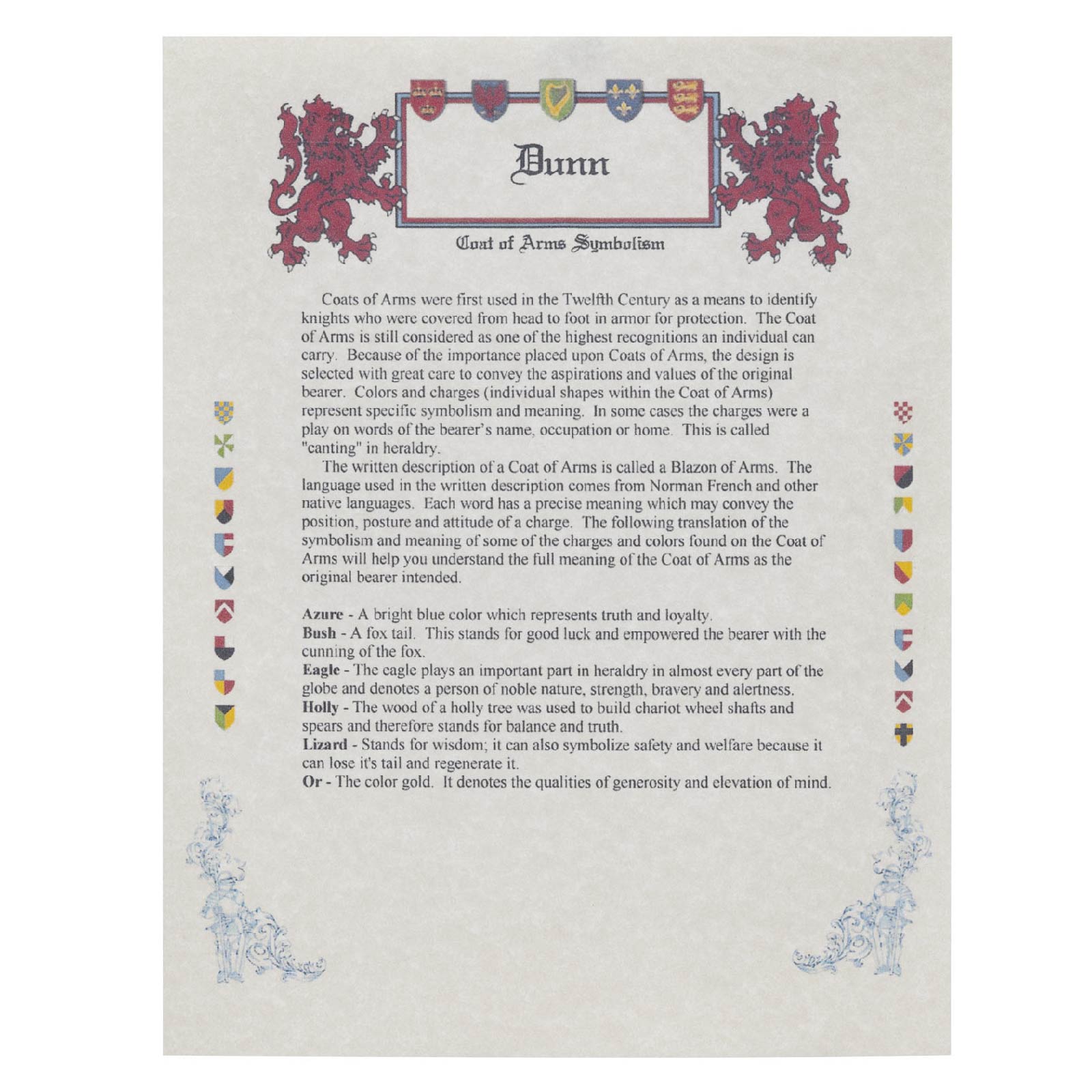 Shop Custom Single Embroidery Set | Family Crest | My Lineage